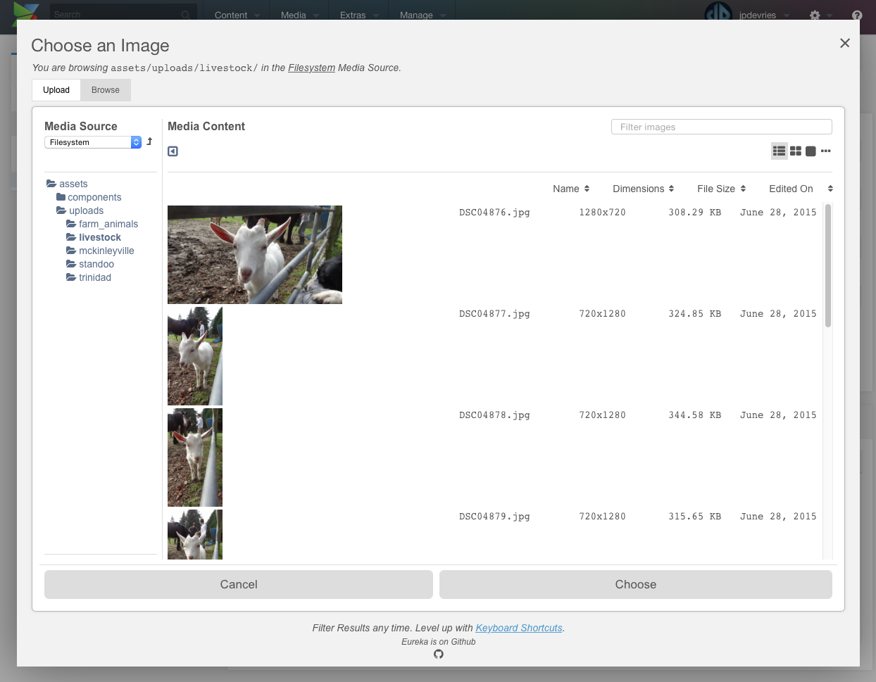 Managing Media Modmore Documentation